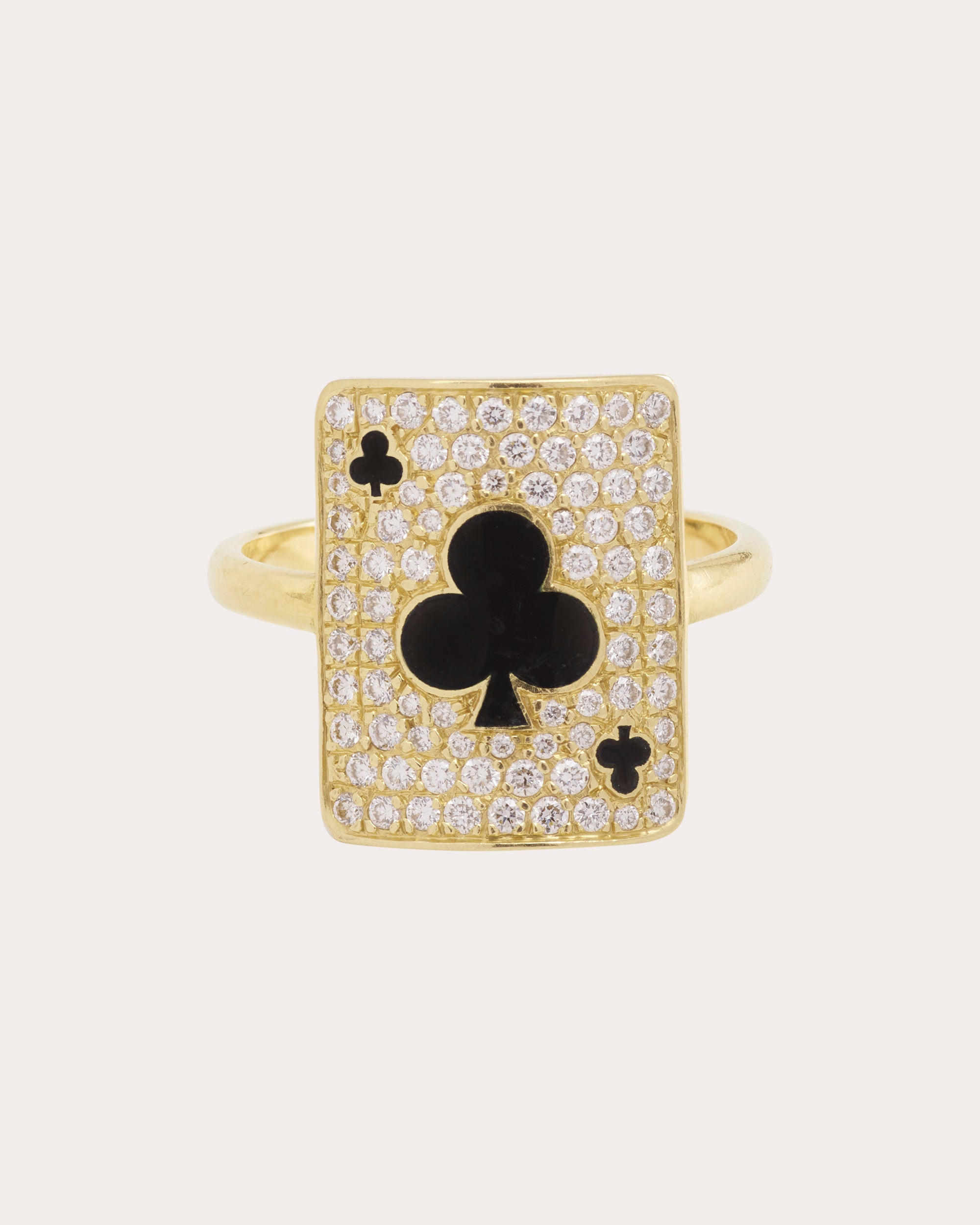 Diamond & 18k Gold Harmonie Pinky Ring | Olivela