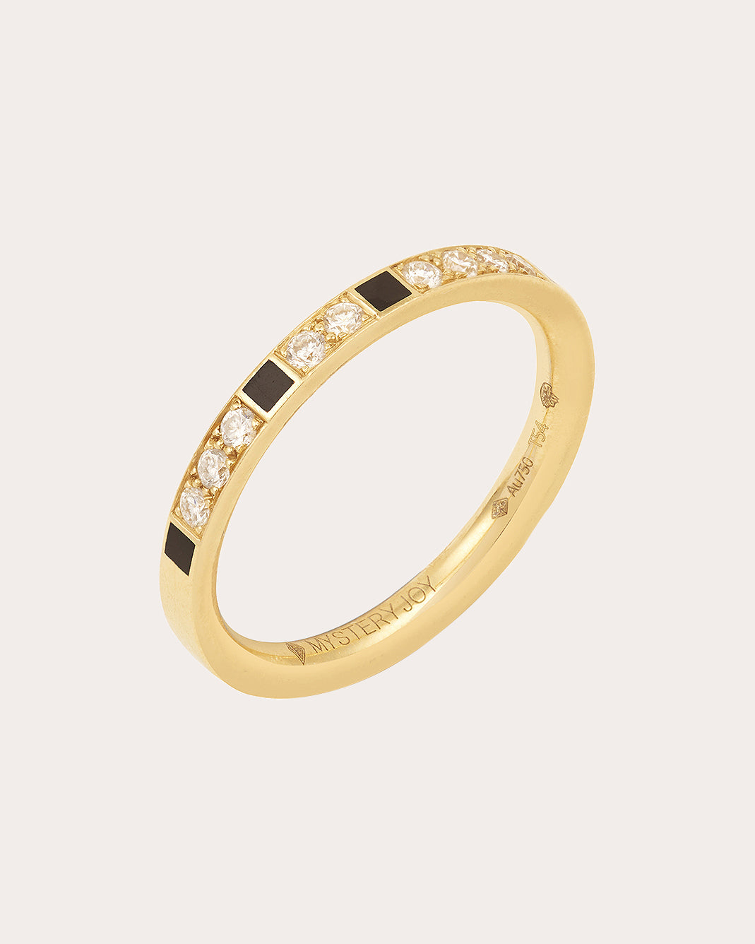 Diamond & 18k Gold Mystique Band Ring | Olivela