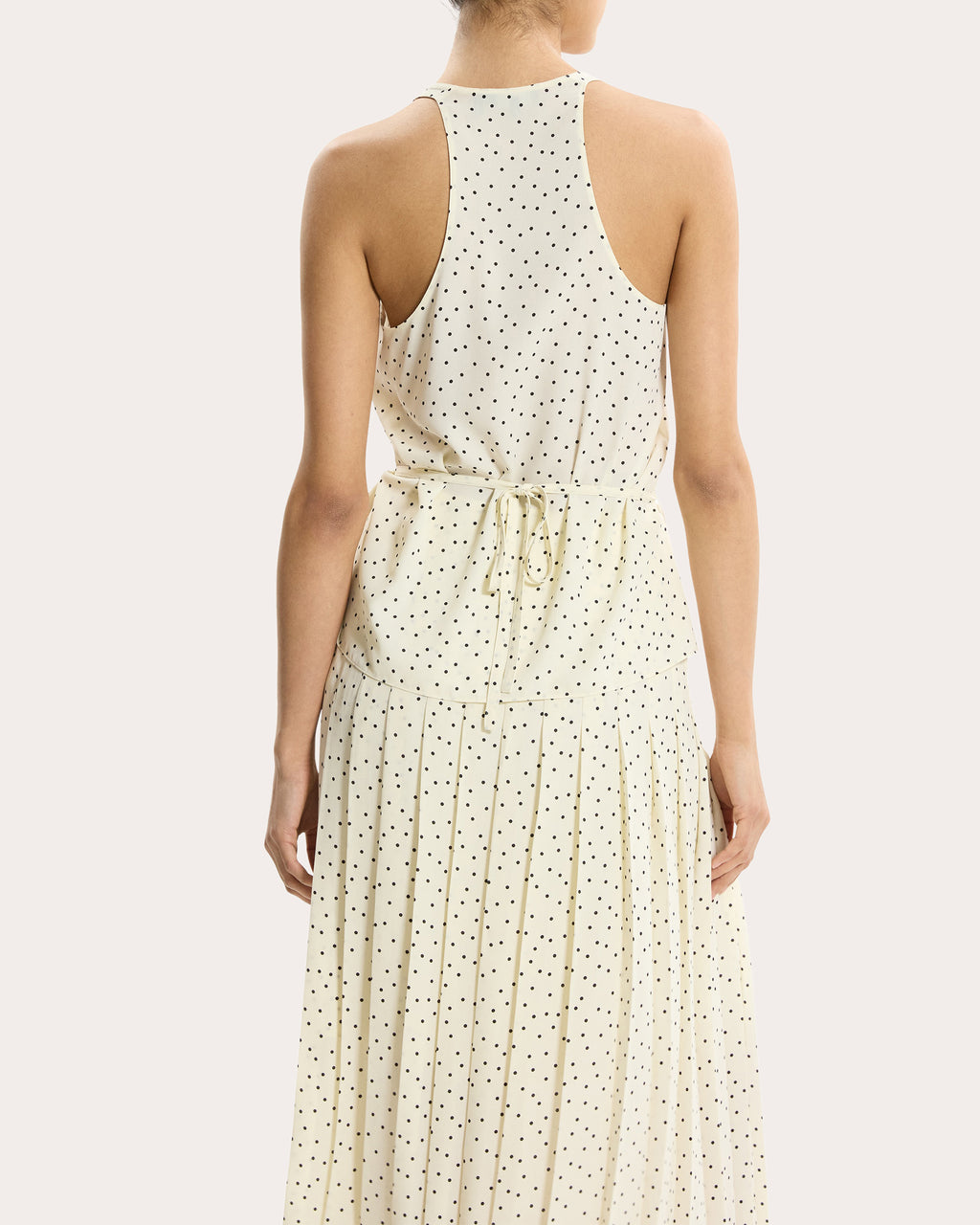 Polka Dot Belted Tank Top | Olivela